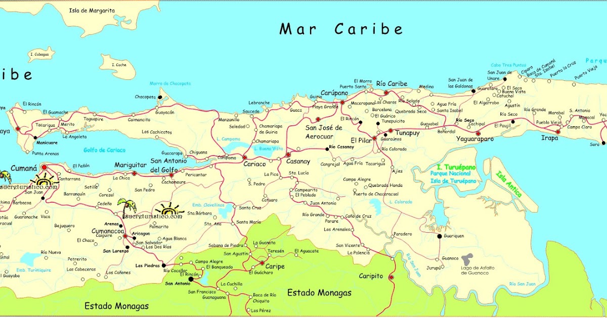 Fotos para montar: Mapas del Estado Sucre