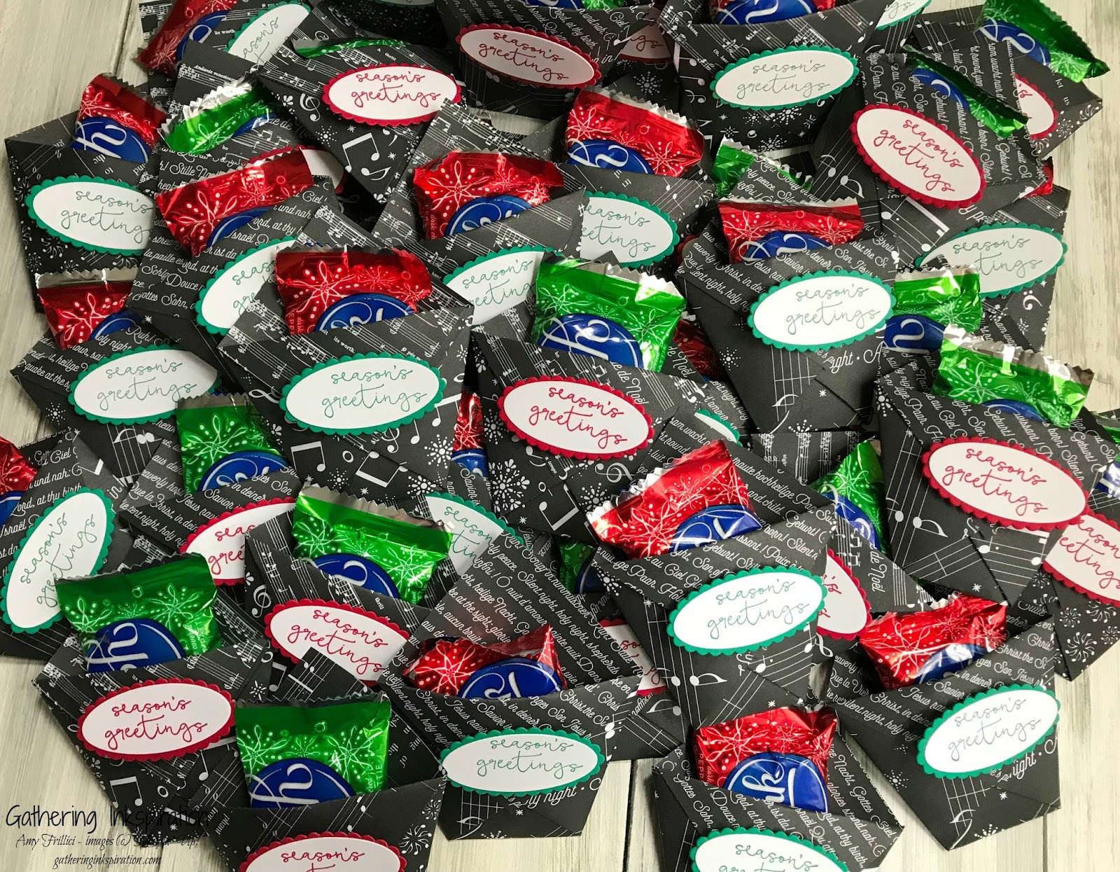 Gathering Inkspiration: Merry Music Treat Pouch