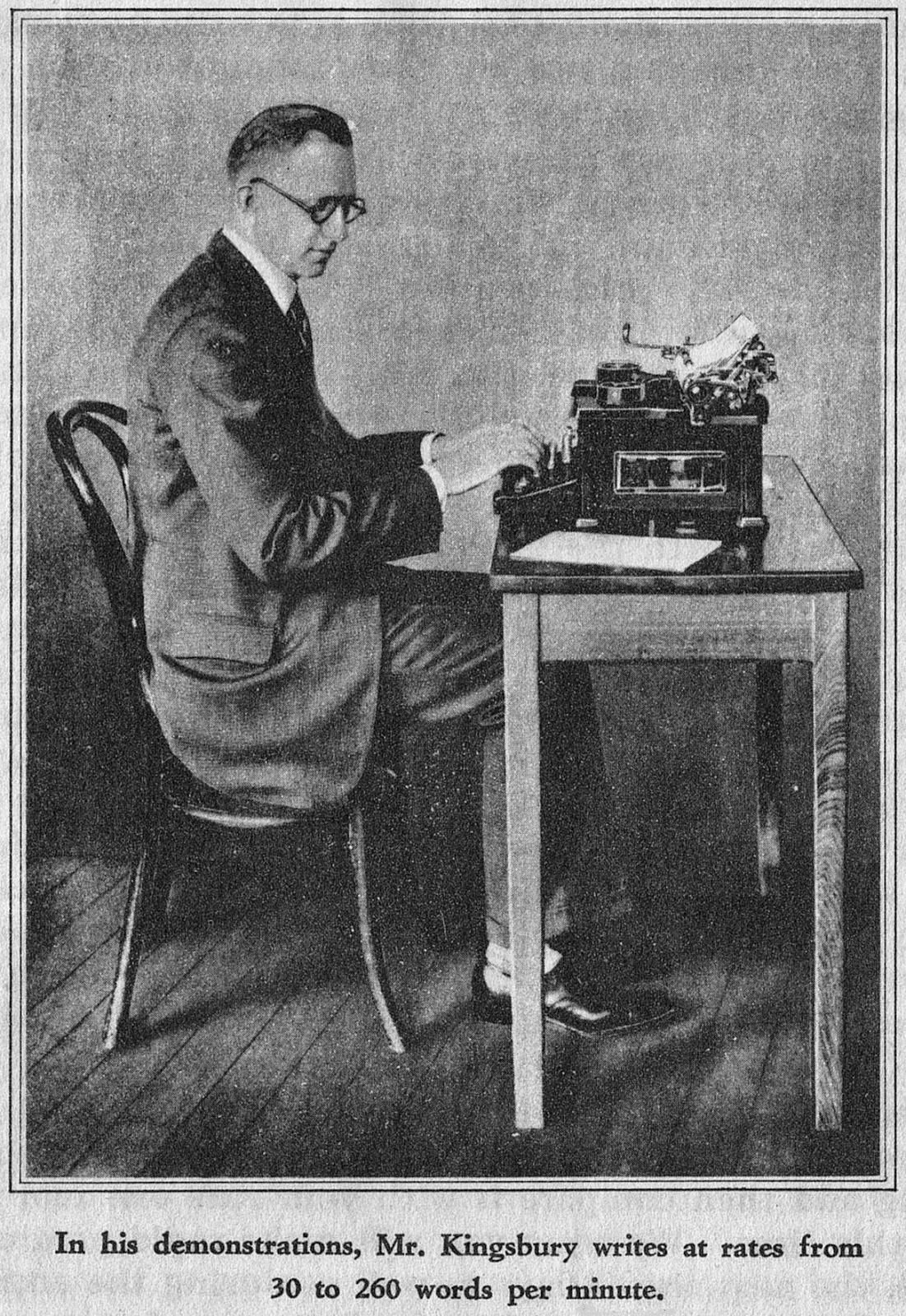 oz.Typewriter: Order of Accurate Typists