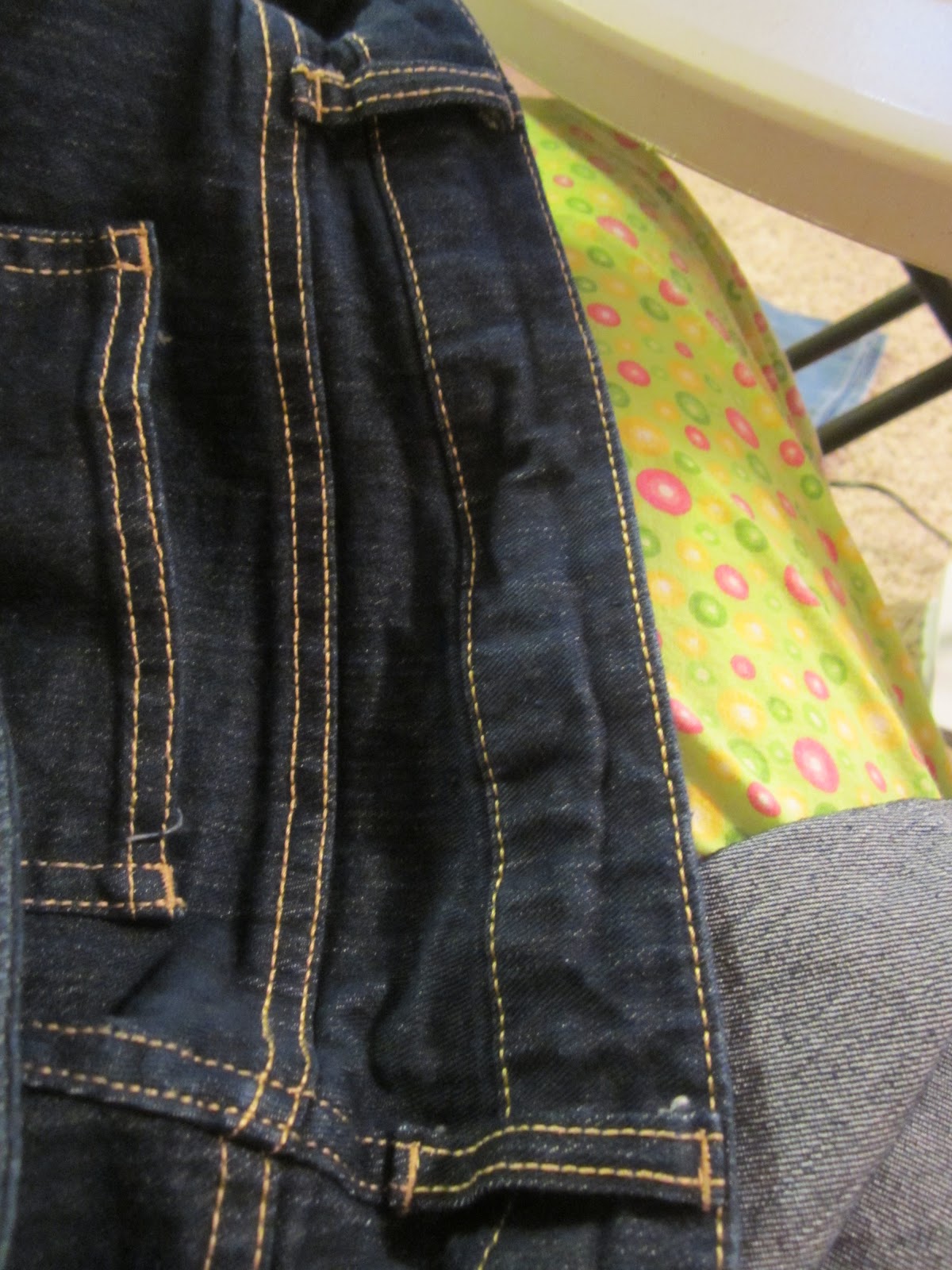 MEANDERINGS OF THE MIND: Taking in Jeans Tutorial