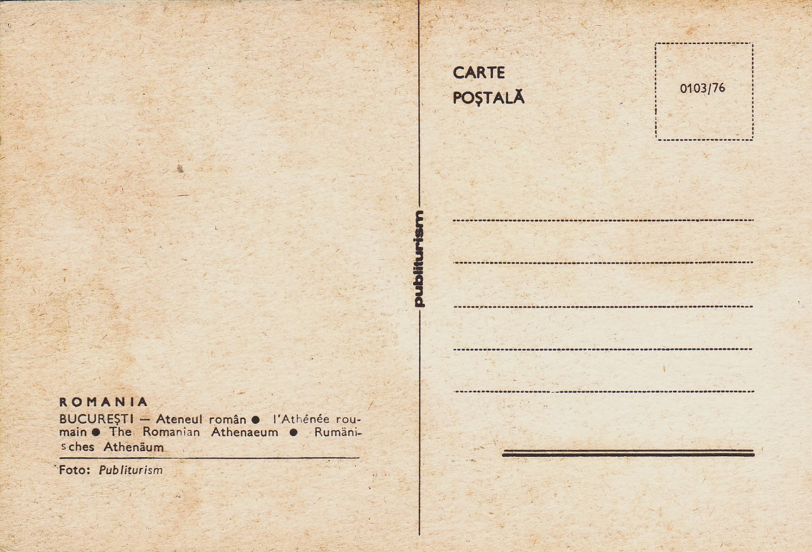 Vederi si carti postale din Romania: Bucuresti