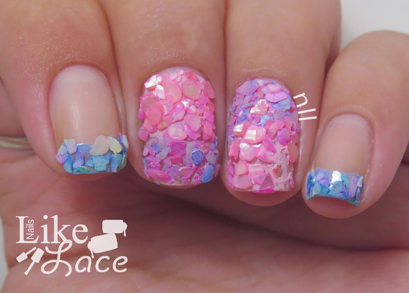 NailsLikeLace: Pretty Woman - Crushed Shells Nail Art Kit