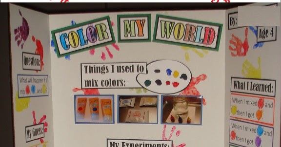 Preschool Science Fair Project - Mama Says Dance In The Rain