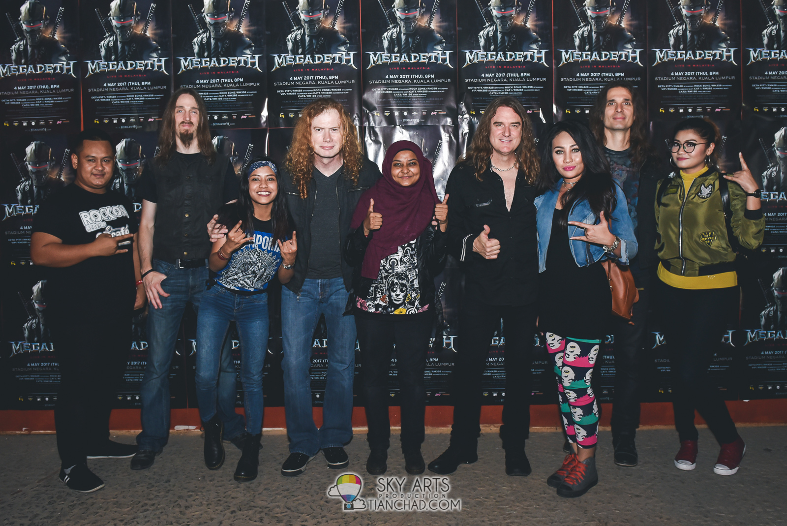[PHOTO] MEGADETH LIVE IN MALAYSIA 2017 @ STADIUM NEGARA