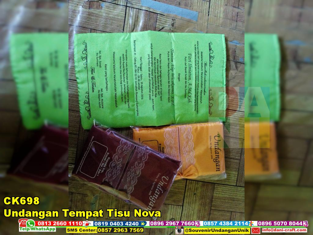 Undangan Tempat Tisu Nova | Souvenir Pernikahan