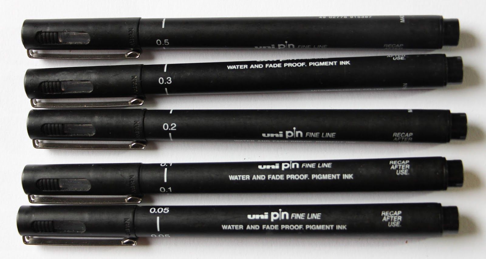 Made By Michelle: Black Fine liners