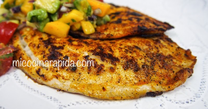 Filete de Pescado Dorado con Chile Paprika - Mi Cocina Rápida