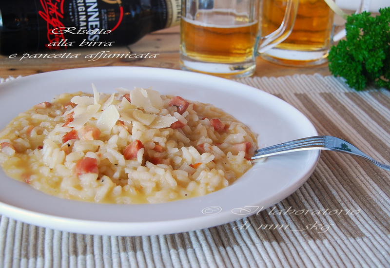 IL LABORATORIO DI MARINA: ΡΙΖΟΤΟ ΜΕ ΜΠΥΡΑ ΚΑΙ ΜΠΕΪΚΟΝ // RISOTTO ALLA ...