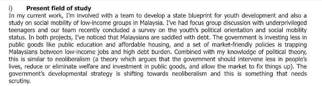 MEXT SCHOLARSHIP RESEARCH PLAN: GENERAL NOTES ON SECTION SEVEN (Part i ...