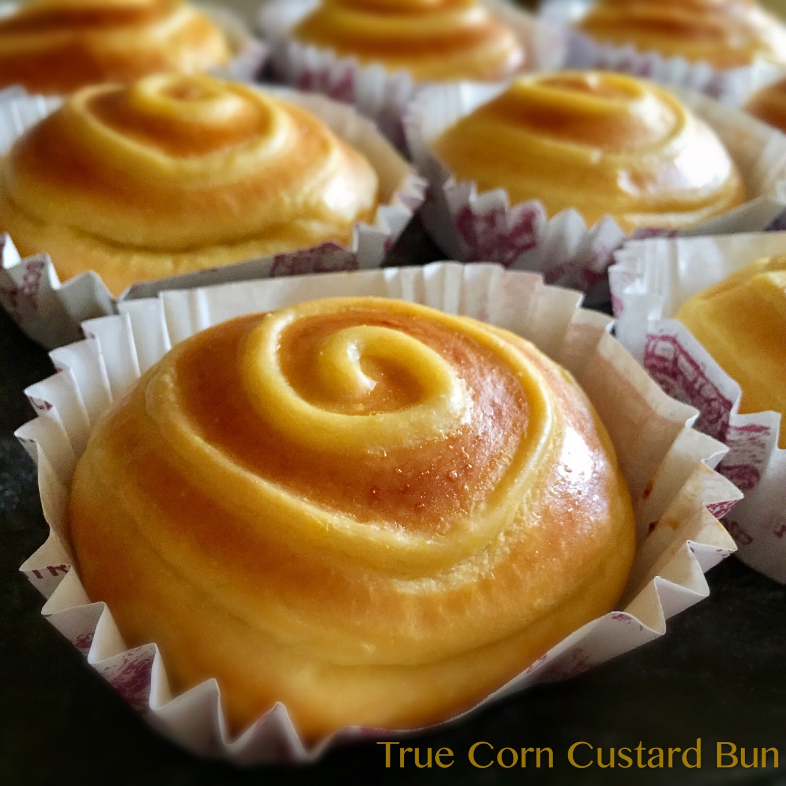 My Mind Patch: True Corn Custard Bun 全玉米奶油馅面包