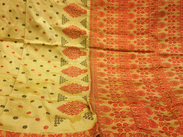 Sohum Sutras: Buy Assam Muga silk Sari