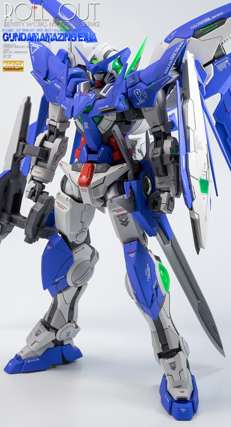 GUNDAM GUY: MG 1/100 Amazing Exia - Customized Build