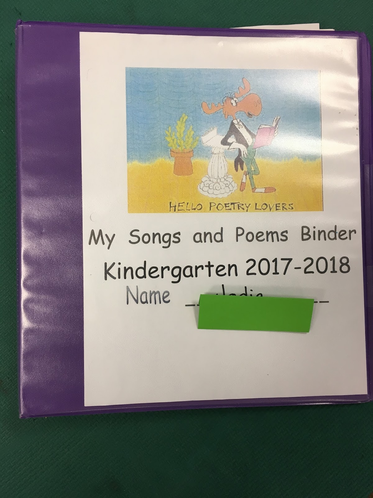 Good-bye Kindergarten: Creating Songs and Poetry Binders