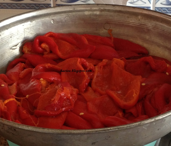 Tarif #1 Kırmızı Biber ve Patlıcanlı Meze - hazioz