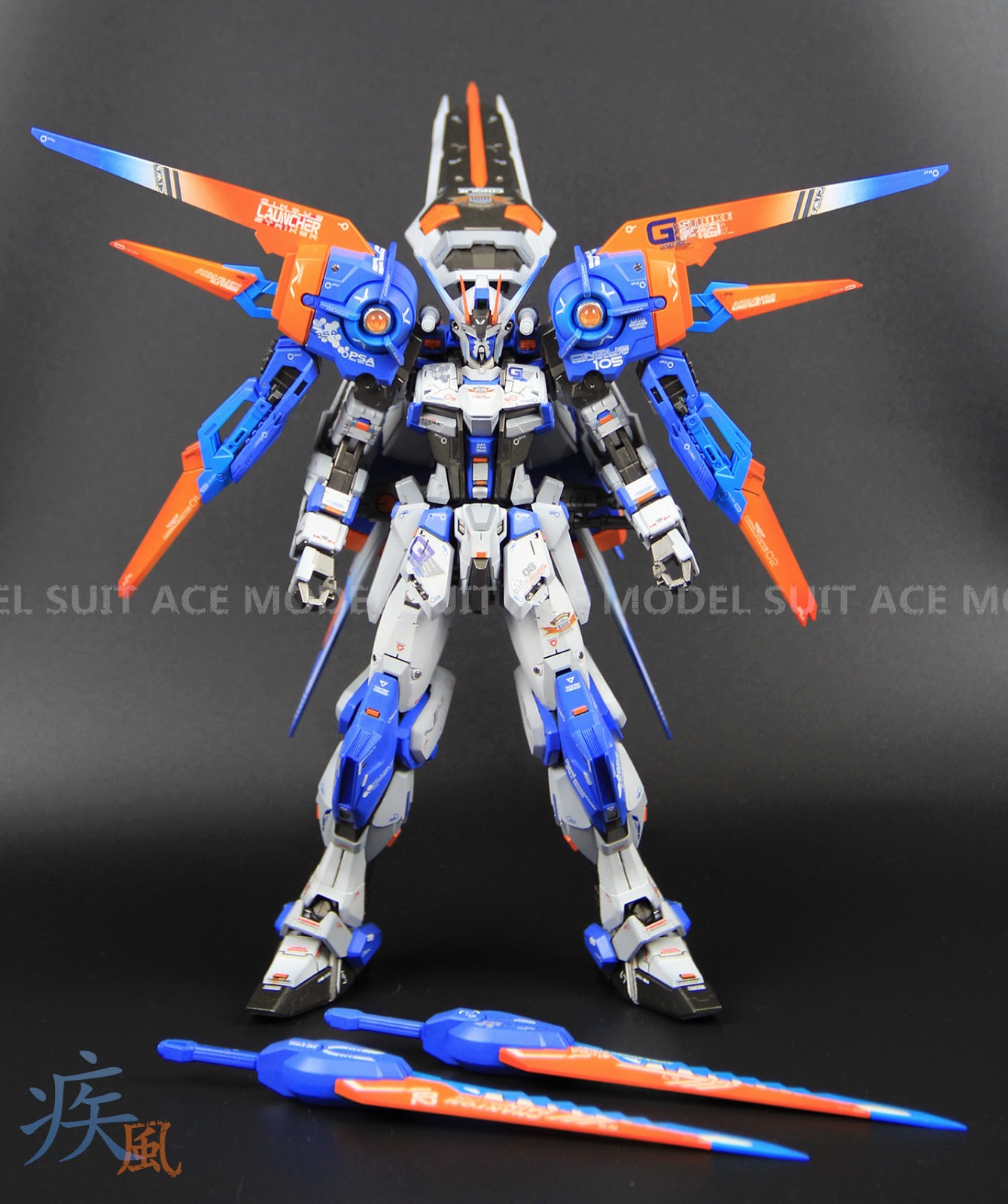 GUNDAM GUY: 1/100 Gale Strike Gundam - Painted Build