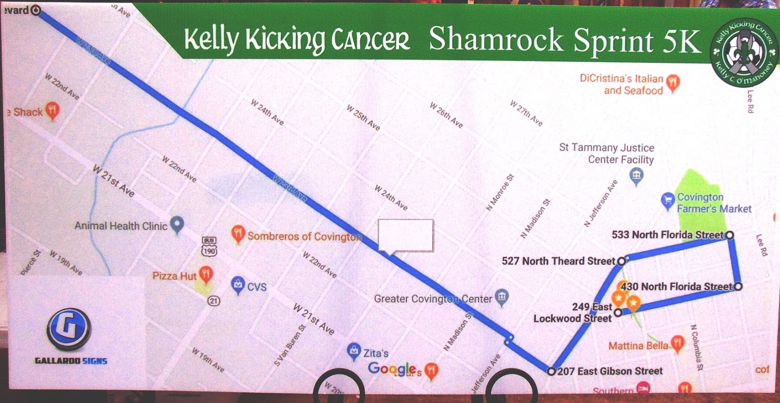 Tammany Family: Kelly Kicking Cancer Shamrock Sprint