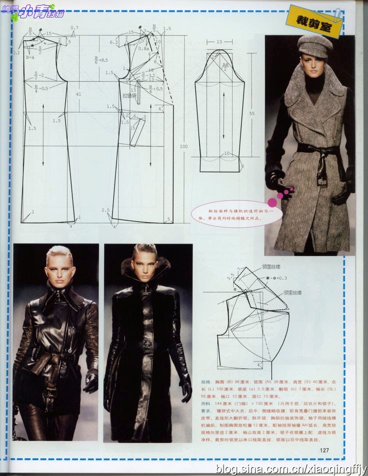 japon pattern coat - modelist kitapları