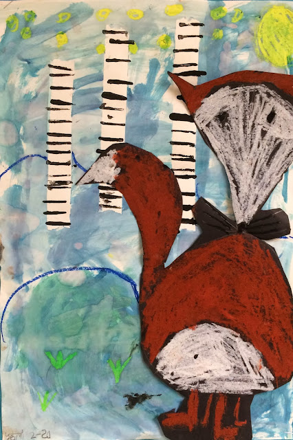 Miss French Fry Makes Art: What Does the Fox Say?