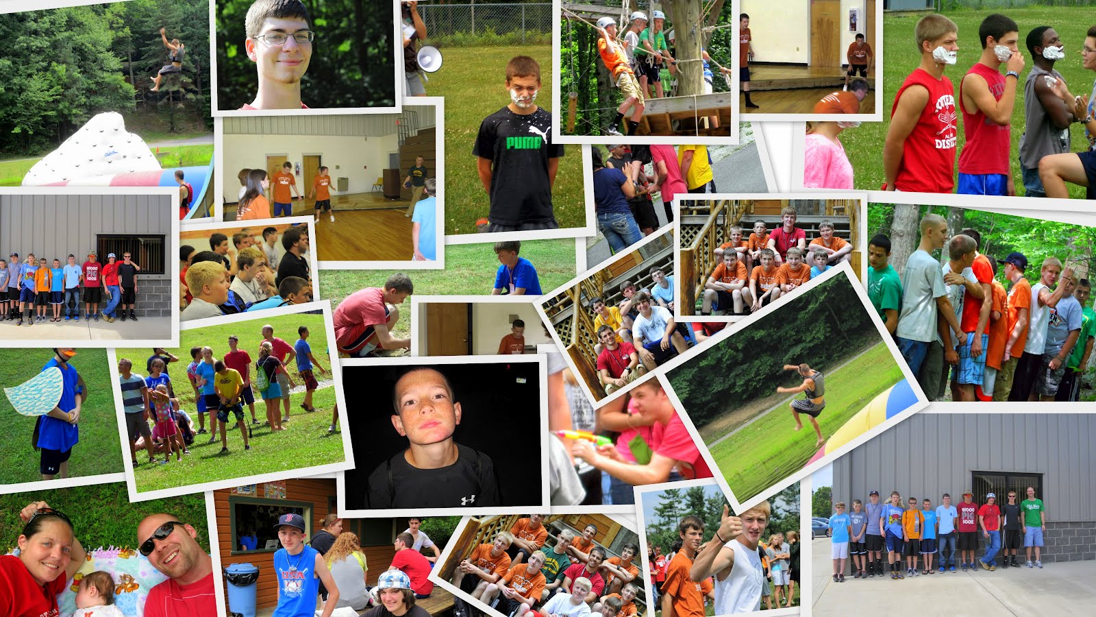 Racine Family Man: Camp Collage