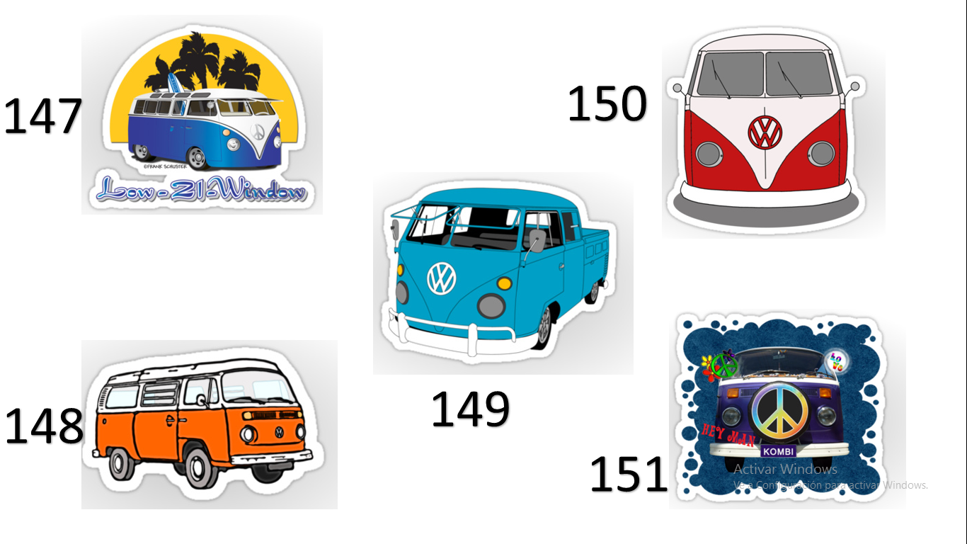 STICKERSKOMBIMANIA: Kombi Vw