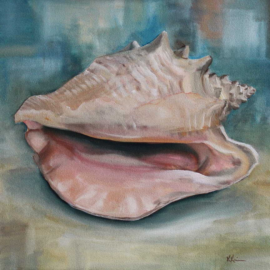 Artists Of Texas Contemporary Paintings and Art: Conch Shell by ...