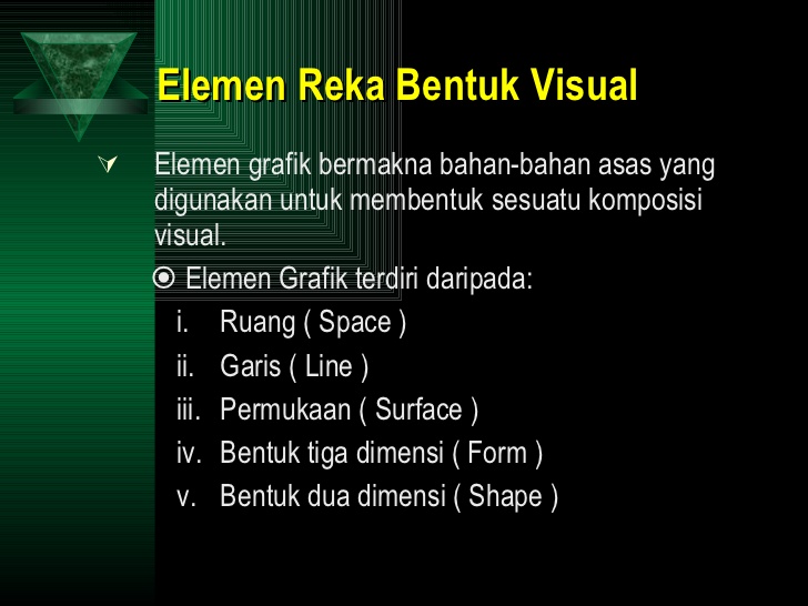 REKA BENTUK VISUAL: Eleman & Prinsip