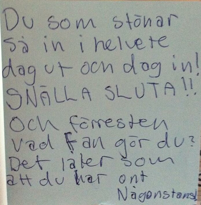 Skånegrabben i Malmö: Sjuk humor eller så är jag övertrött!!!!