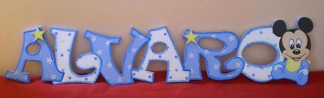 Letreros nombres infantiles - Imagui