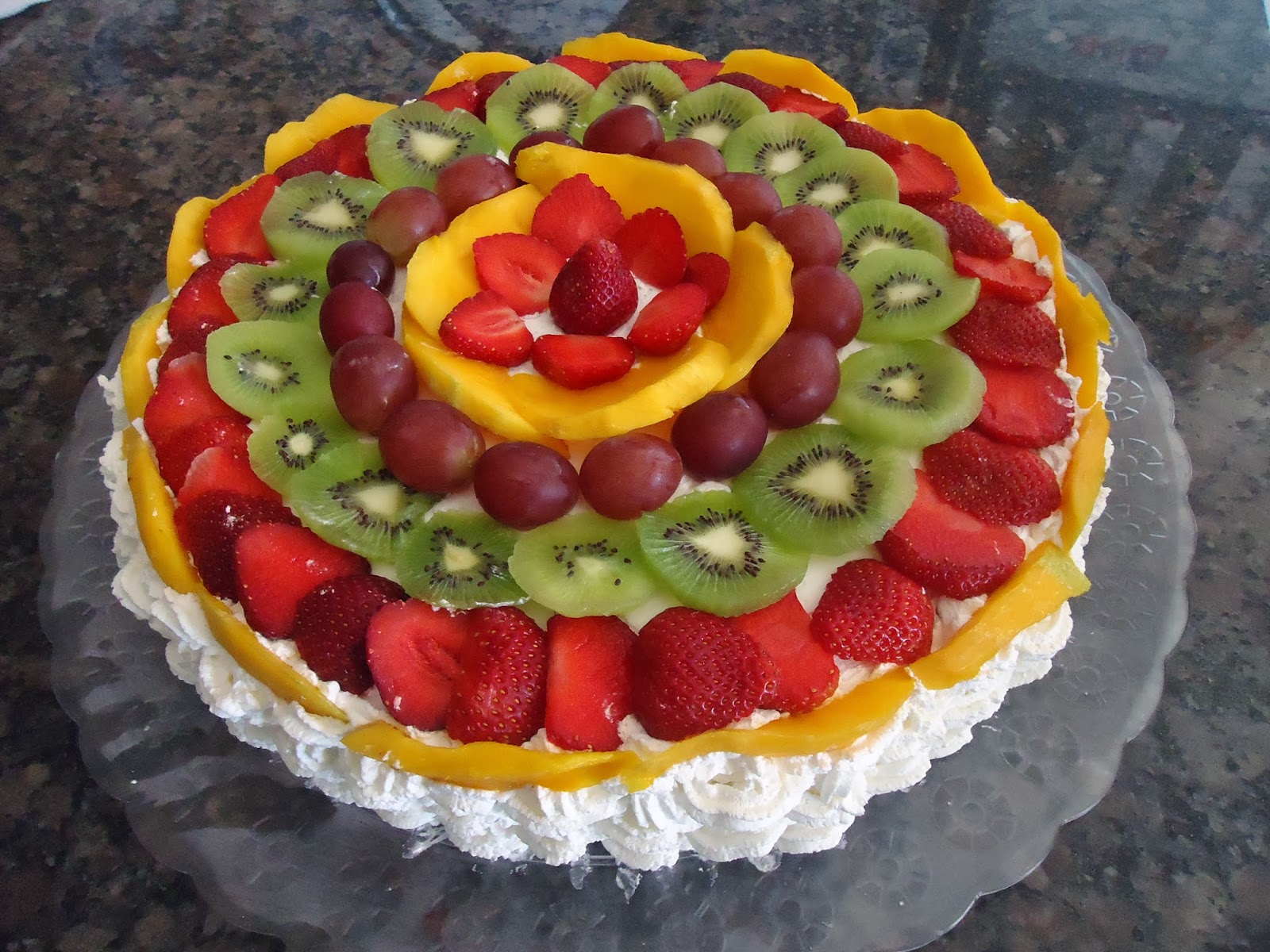 EU FAÇO BOLOS: Bolo de frutas