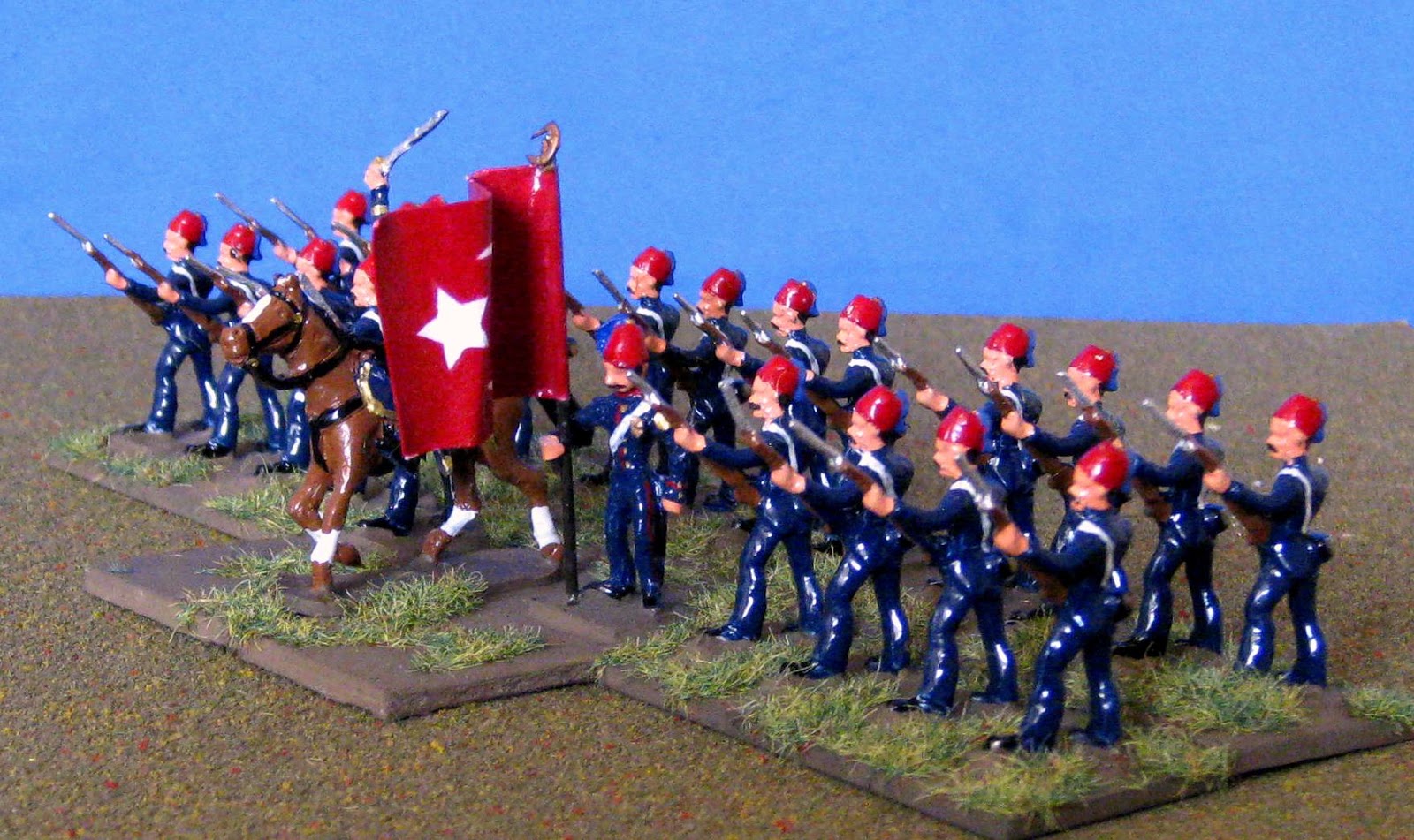 20mm Crimean War Wargaming and Other Stuff: Turkish Line Infantry - Scruby