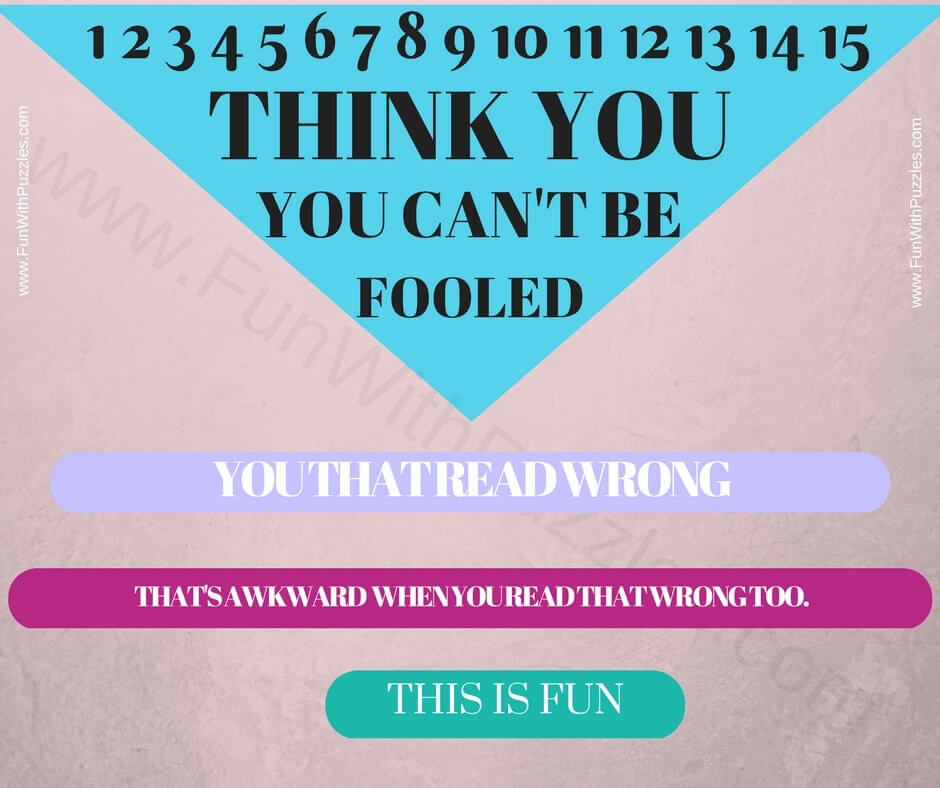 Fun Reading Brain Teasers with Answers