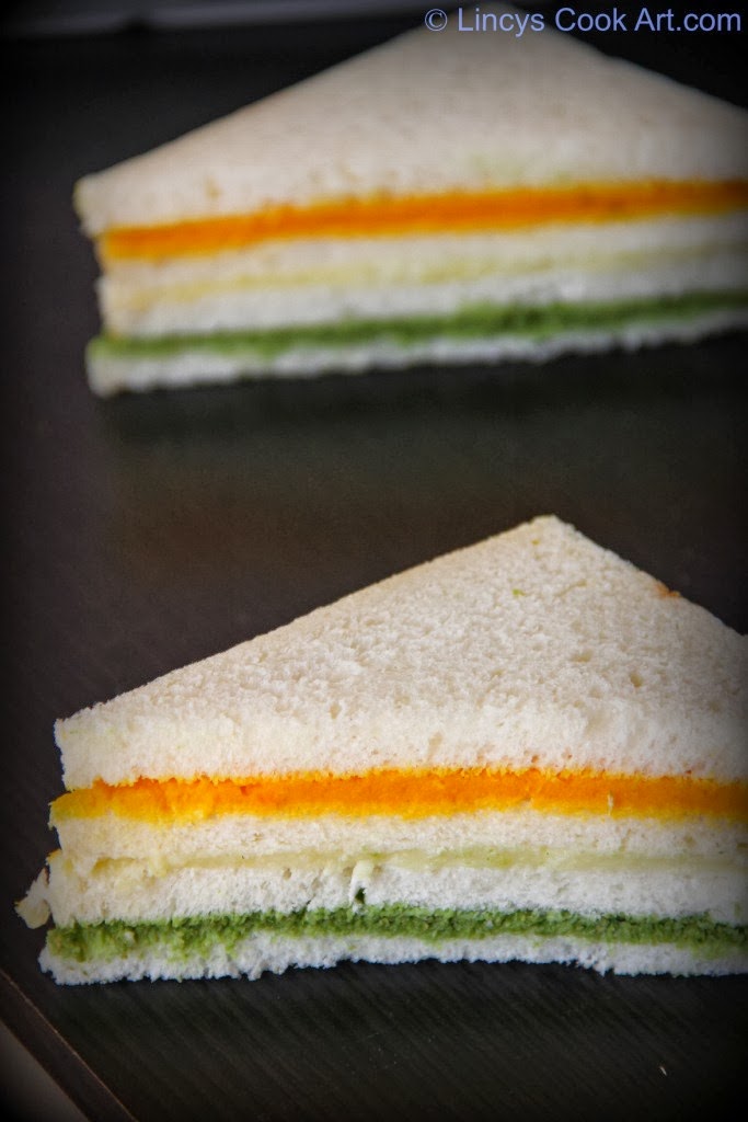 Tricolour Sandwich/ Independence Day or Republic Day Recipes ~ Lincy's ...