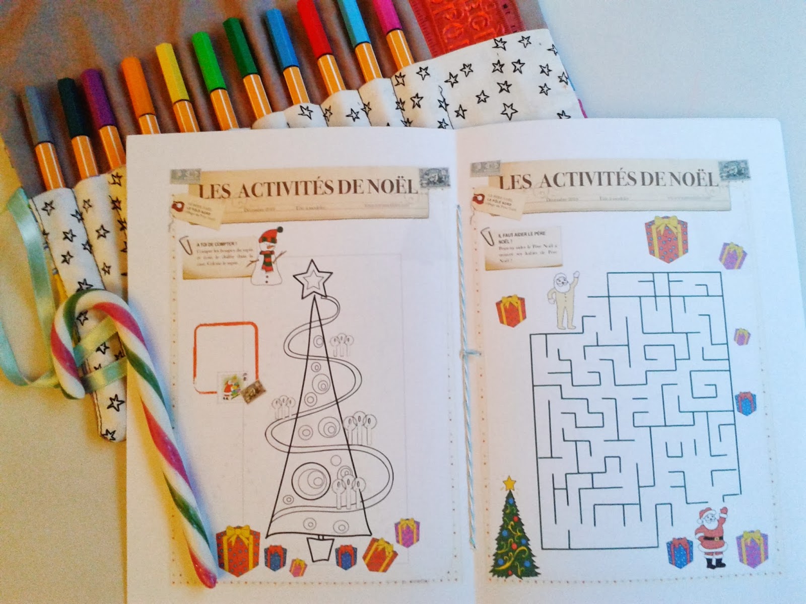 DIY by M.: Cahier d'activités de Noël #printable inside