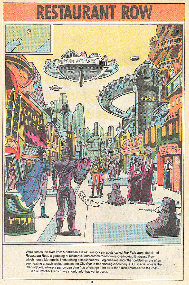 Seduced by the New...: Comic Book Cartography: DC Universe 30th Century ...