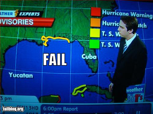 List Nation: 3 Fantastic Weatherman Fails