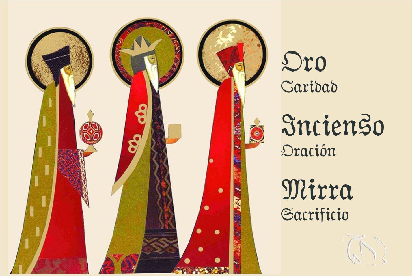 TARJETAS Y ORACIONES CATOLICAS: REYES MAGOS, 1. 2, 3, 4 Y 5