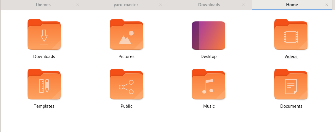 Ubuntu's Yaru Theme on Fedora