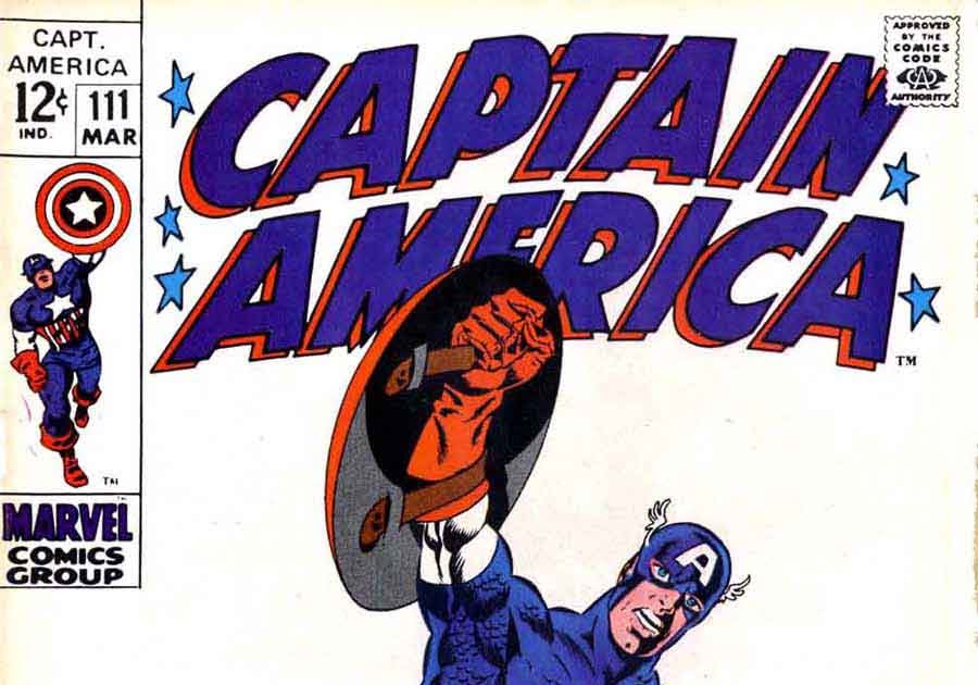 Captain America #111 - Jim Steranko art & cover - Pencil Ink