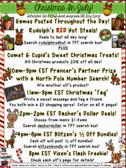 Differentiation Station Creations: Santa's Line Up!