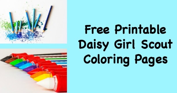 Daisy Girl Scout Printable Coloring Pages
