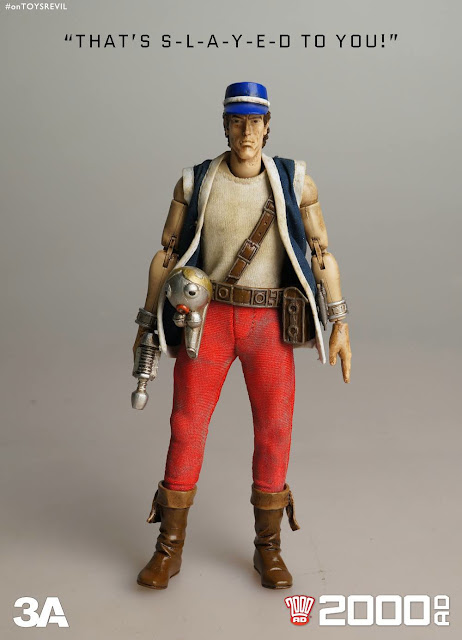 2000AD's Sam Slade - Robo-Hunter in 1/12th scale by ThreeA Toys Revealed!