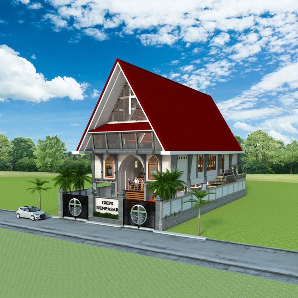 Panitia Pembangunan GKPS Denpasar: Design Gedung Gereja, Ruang Sekolah ...