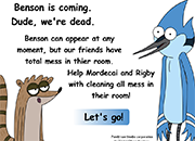 Regular Show Cleaning Room | Juegos un Show mas - Regular Show
