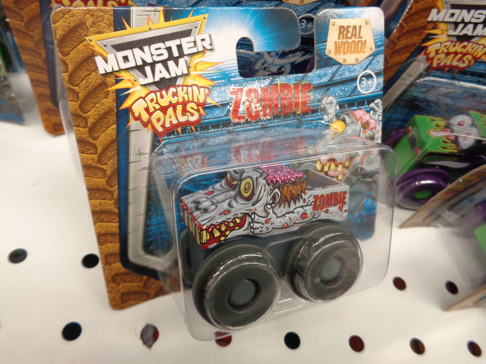 J And J Toys: Monster Jam Truckin Pals Wooden Vehicles