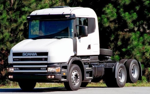 Mundo dos Pesados: Scania T124 L 420 6x2
