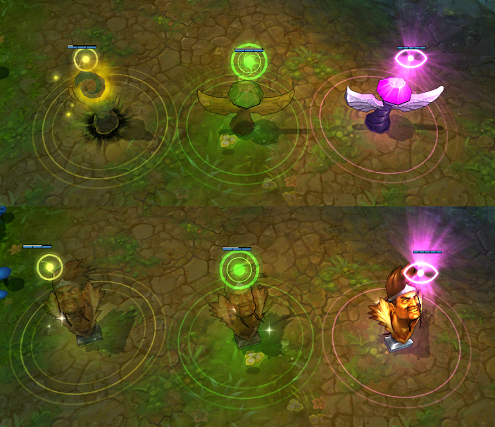 Surrender at 20: 5/22 PBE Update: Trinket Wards with ward skins, Woad ...