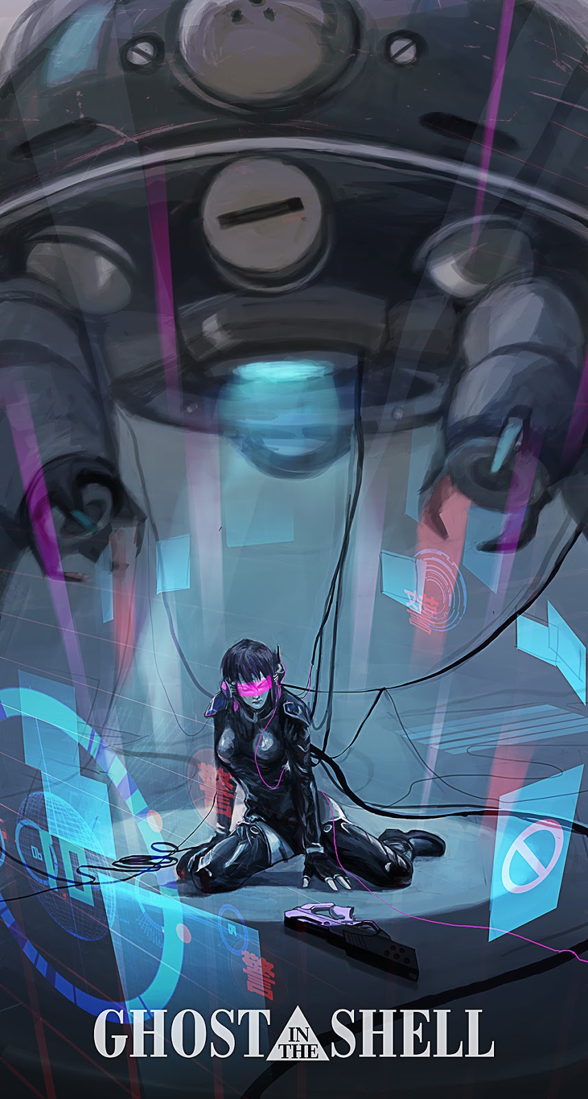 Geek Art Gallery: Fan Art Round-Up: Ghost in the Shell Pt 2