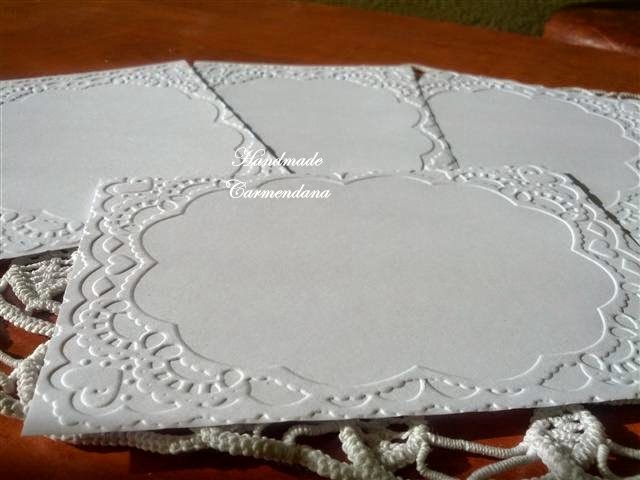 Felicitari handmade (realizate manual): Carton embosat