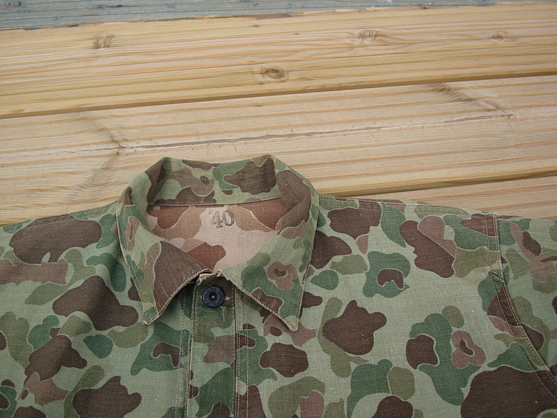 SANFORIZED: WWII P44 USMC FROG SKIN CAMO