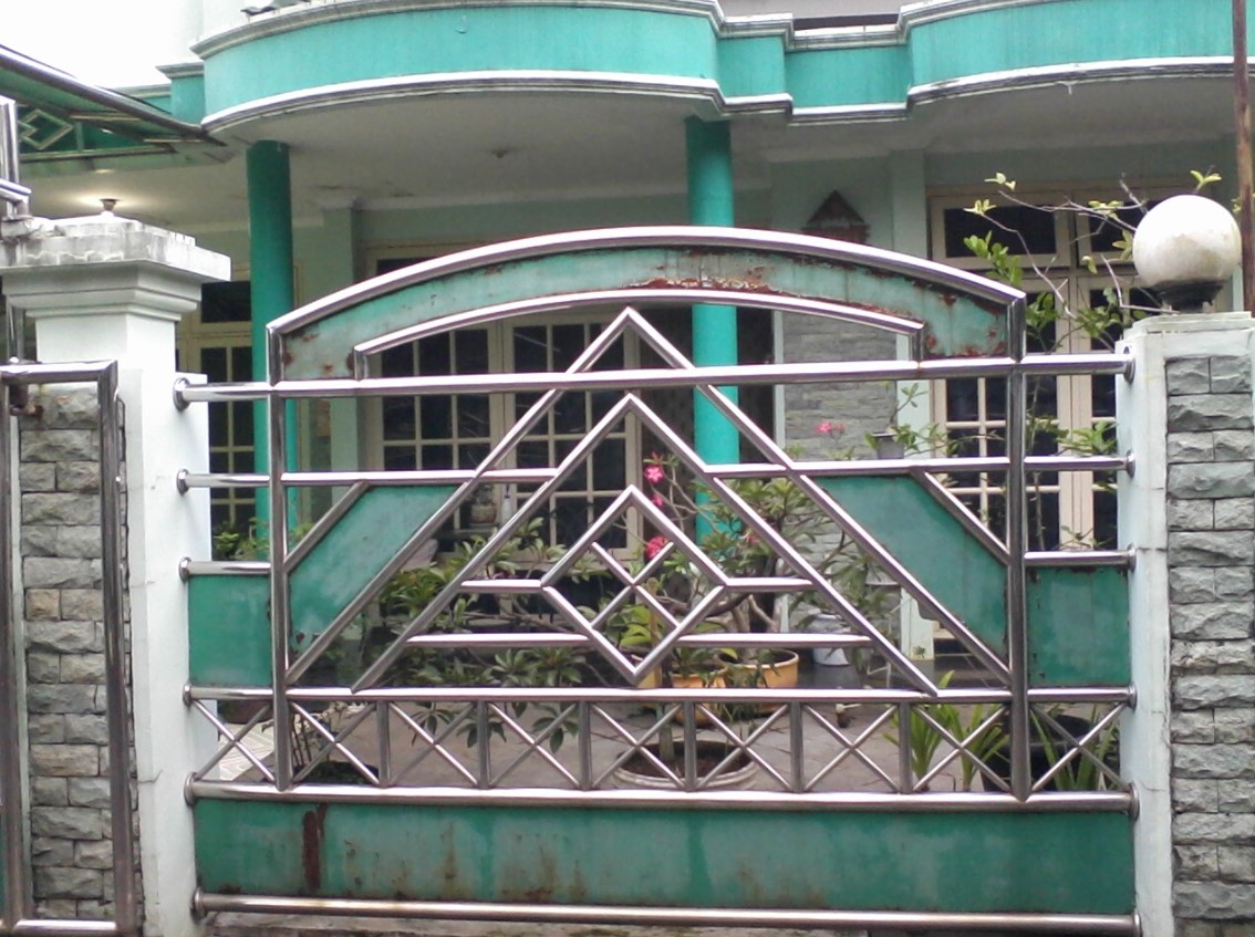 √ 35 Desain Model Pagar Stainless Steel Minimalis Masa Kini